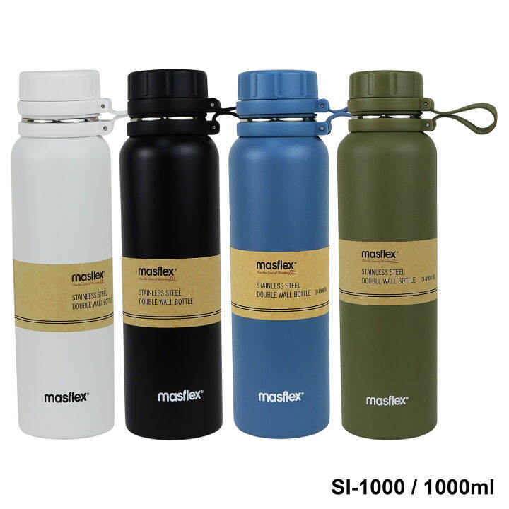 MASFLEX by Winland 1000ml Double Wall Stainless Steel Bottle / Vacuum ...