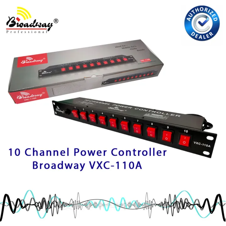 10 channel Power Controller Broadway VXC-110A Power Switch Mobile DJ ...