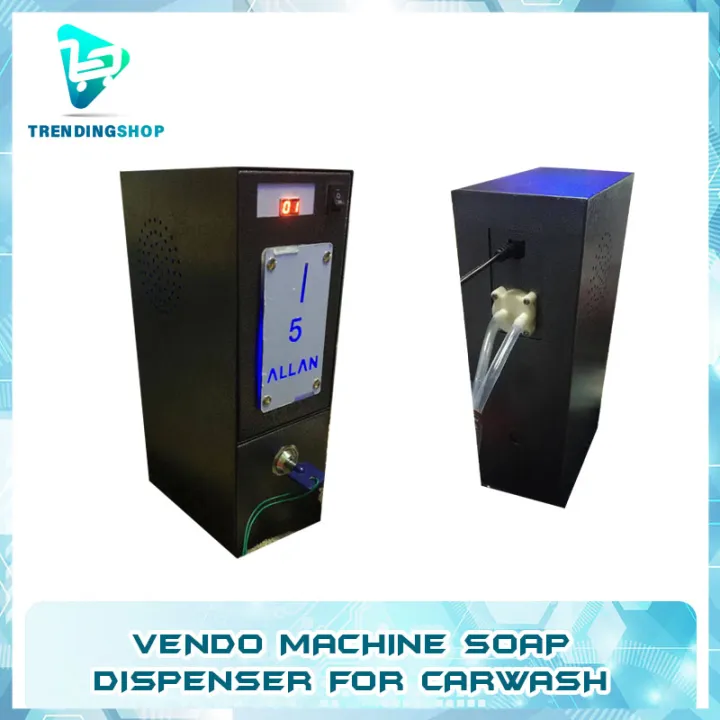 🇵🇭 5 PESO VENDO MACHINE SOAP DISPENSER FOR CARWASH | Lazada PH