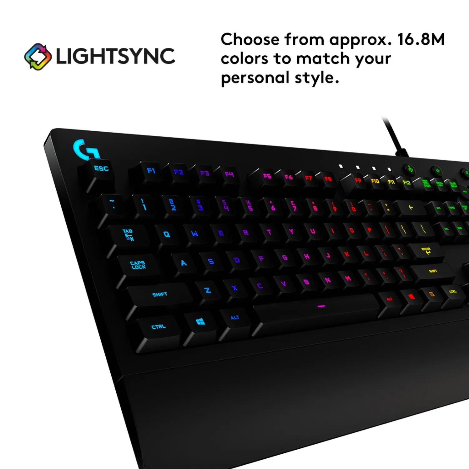 Logitech G213 Prodigy RGB Gaming Keyboard ดำ | Thisshop
