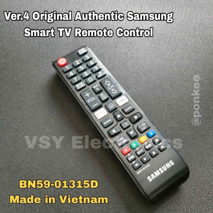 Ver.4 Original Authentic samsung smart tv remote control controller ...
