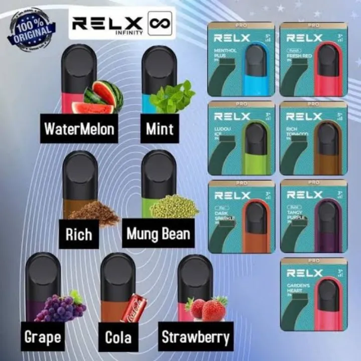 Authentic Original RELX INFINITY PODS RELX PODS PRO Choose any flavor ...