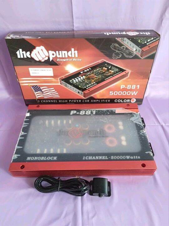 Power Amplifier MONOBLOCK THE PUNCH P881 5000W | Lazada Indonesia