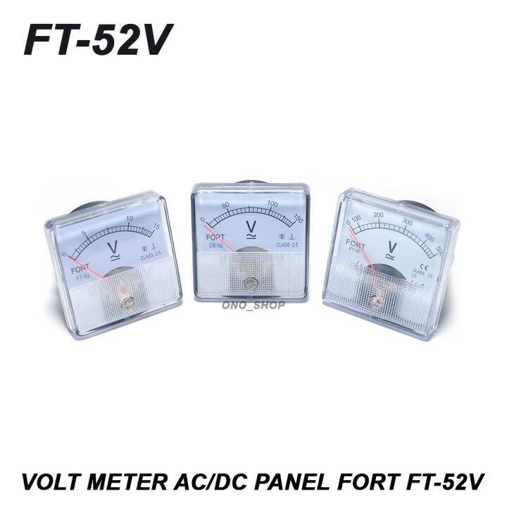 Volt Meter AC/DC Panel FORT FT-52V | Lazada Indonesia