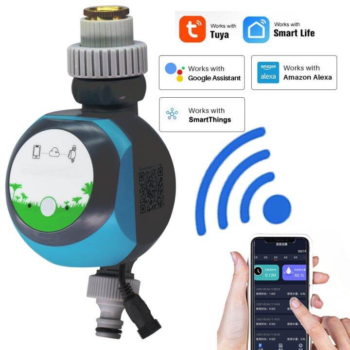 Intelligent WIFI Garden Water Timer Mobile Phone Remote Controller Home ...