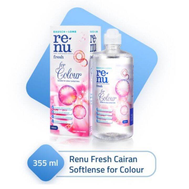 CAIRAN SOFTLENS RENU COLORS RENU FOR COLOUR 355 ML | Lazada Indonesia