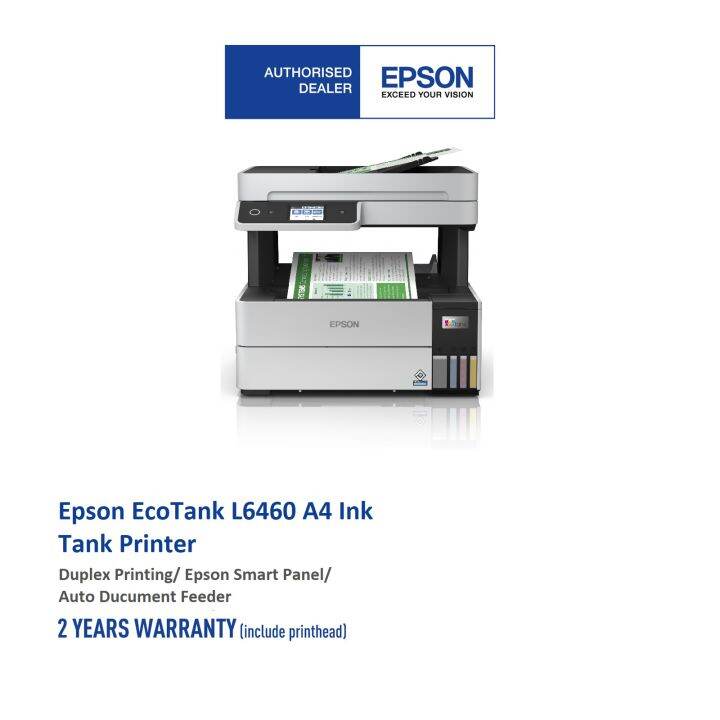 Epson EcoTank L6460 A4 Ink Tank Printer/ Proint, Scan, Copy, Auto ...