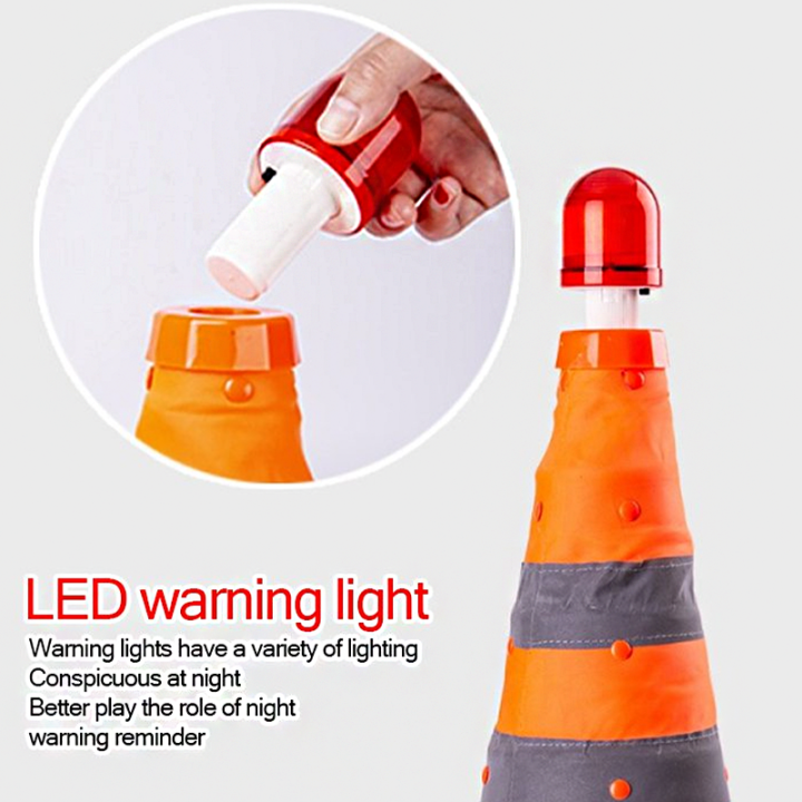 Traffic Cone Road Barricade Warning Sign Reflective Safety Cones With ...