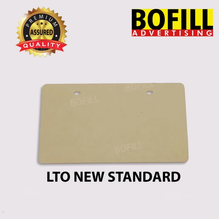 ACRYLIC MC PLATE NEW 2021 LTO STANDARD | Lazada PH