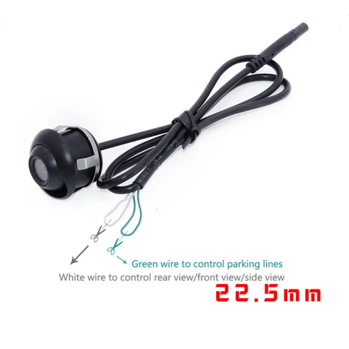 TEHE Car Rear Front Side View 360° Rotatable CCD Reversing Backup ...
