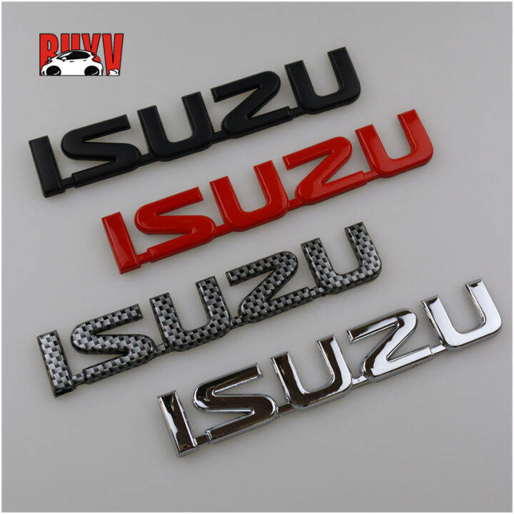 BuyV ISUZU Logo Sticker ABS Plastic Emblem Car Badge ISUZU Letter ...