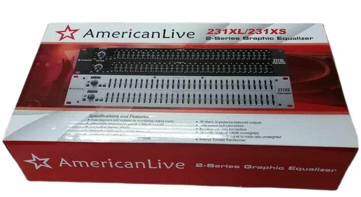 AMERICAN LIVE 231XL 2-SERIES GRAPHIC EQUALIZER | Lazada PH