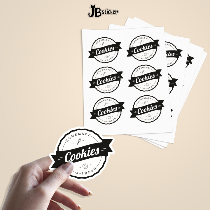 50pcs Homemade Cookies Sticker Label, Packaging Labels, Product ...