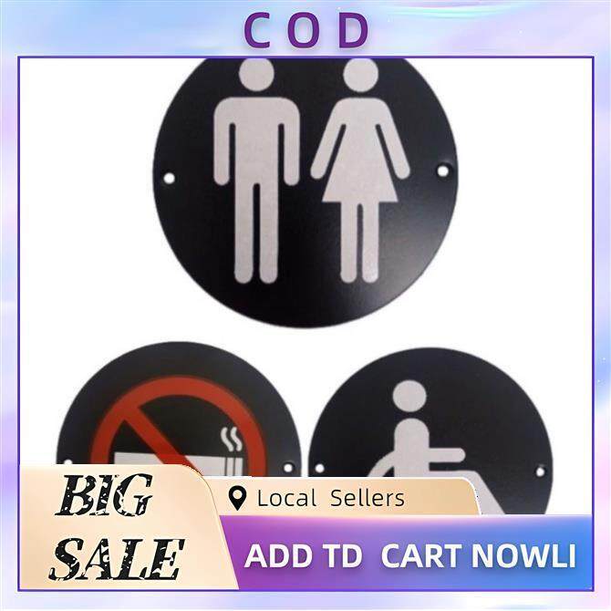 Ready stock 】 Signages Sign / Male Female Restroom Disabled or PwD ...