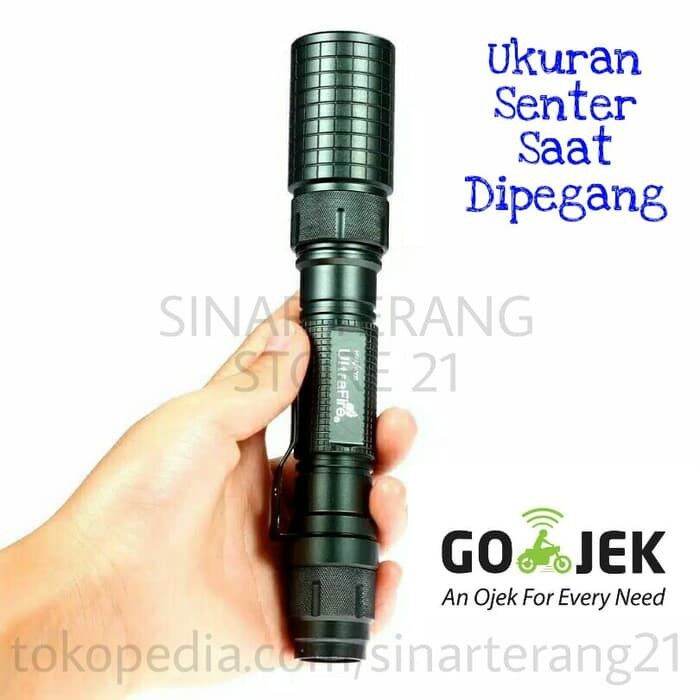 Senter KOPASUS GREEN ARMY TNI AD ULTRAFIRE 8000 Lumen LED CREE XML T6 ...
