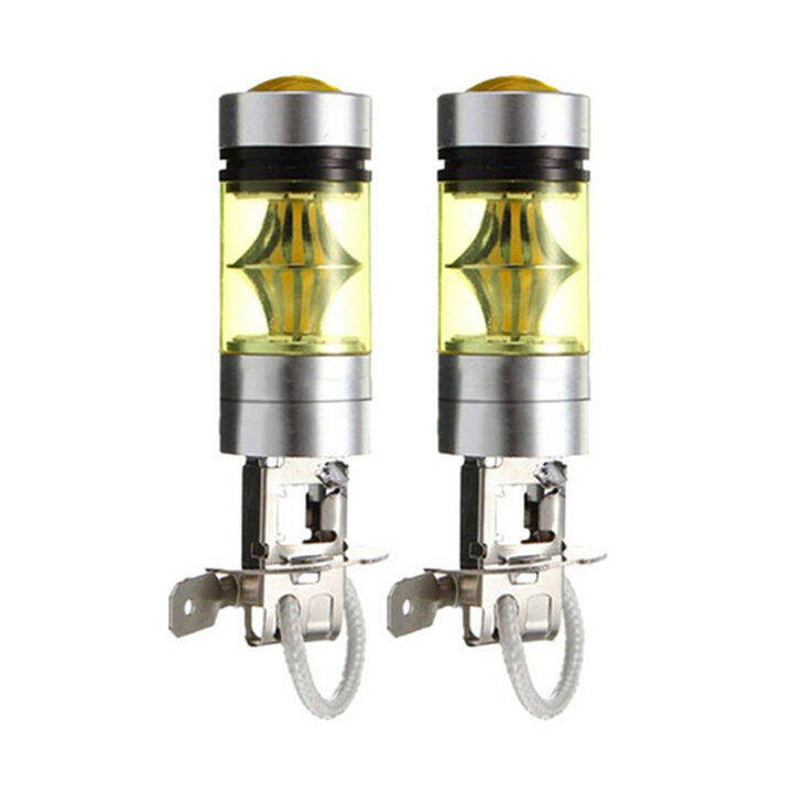 100W H3 LED Fog Light Driving Bulb 12/24V Fog Lamp Headlamp Car ...