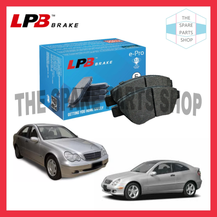 MERCEDES BENZ C-CLASS W203 C180 KOMPRESSOR FRONT LPB DISC BRAKE PAD ...