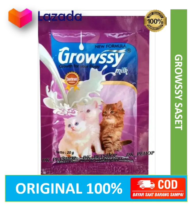 Susu Kucing GROWSY 20gr / Susu kucing GROWSSY Sachet | Lazada Indonesia