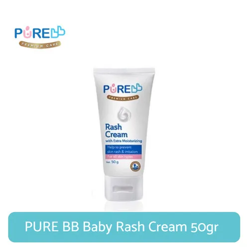 PURE BABY RASH CREAM 50gr - Krim untuk Ruam Popok / Wajah dan Iritasi ...