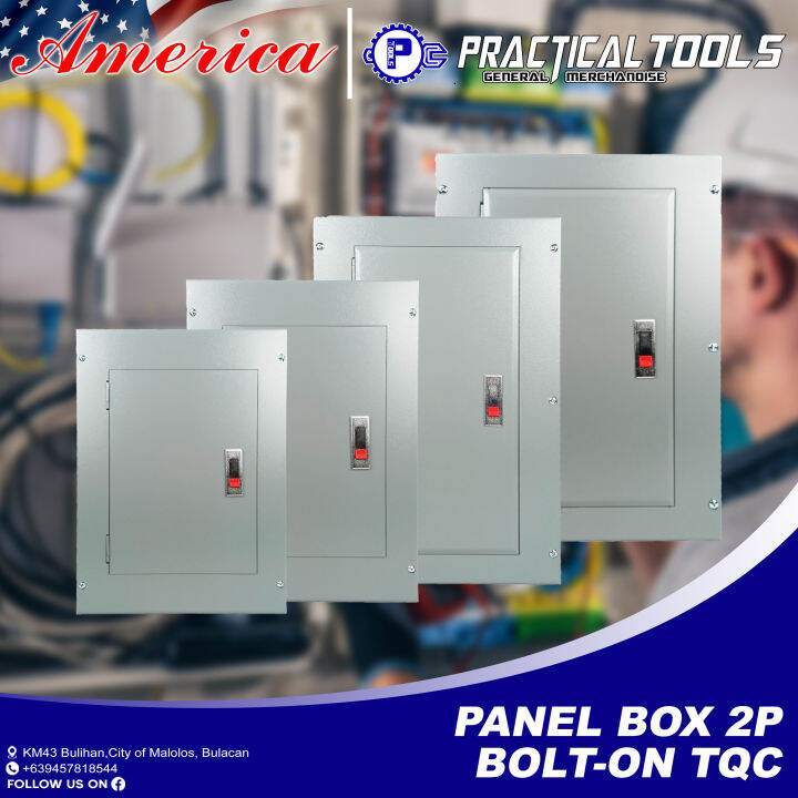 America Panel Box 2P Bolt-on TQC 10, 12, 14 & 16 Branches | Lazada PH