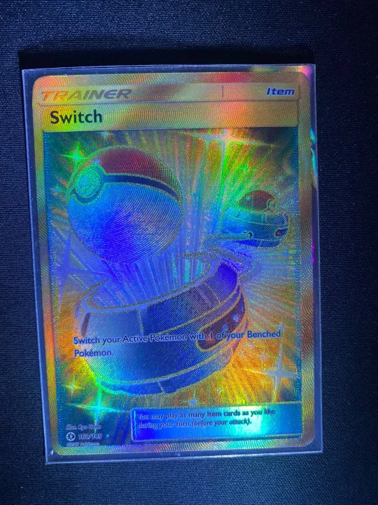 Pokemon TGC - FULL ART TEXTURED SWITCH TRAINER CARD - SECRET RARE!- CGC ...