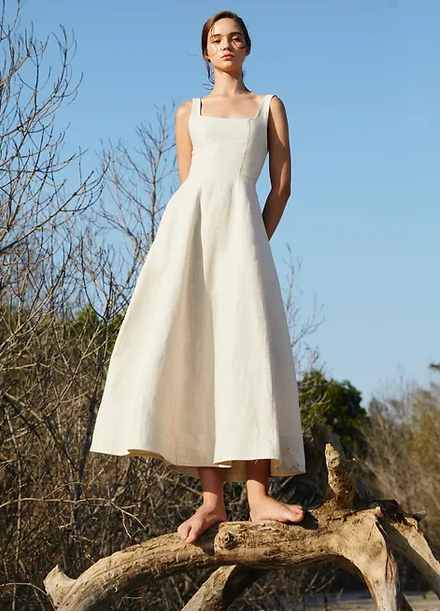 MATTERS Linen Dress | Lazada.co.th