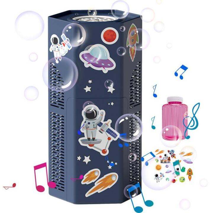 Portable Firework Bubble 12 Holes Astronaut Bubble Machine for Kids ...