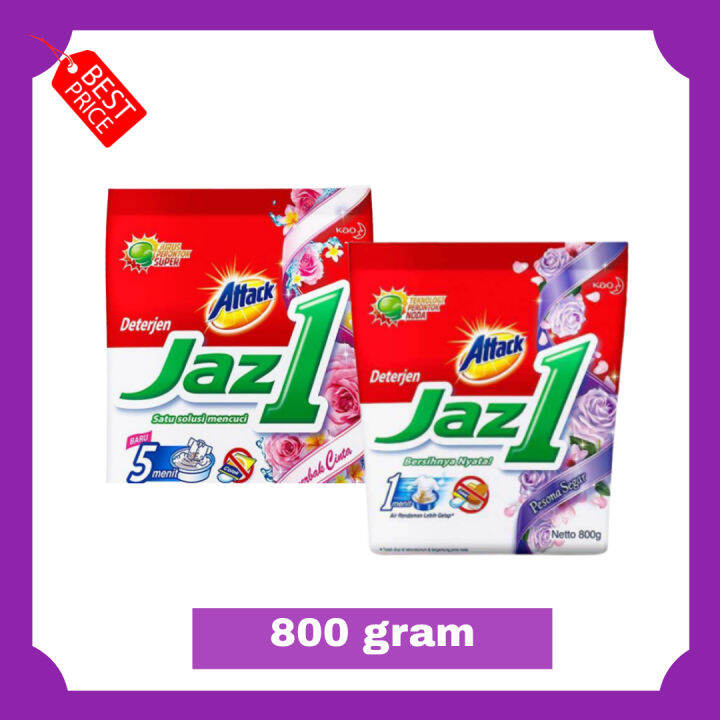 ATTACK JAZ 1 detergent 800 gr - All variant | Lazada Indonesia