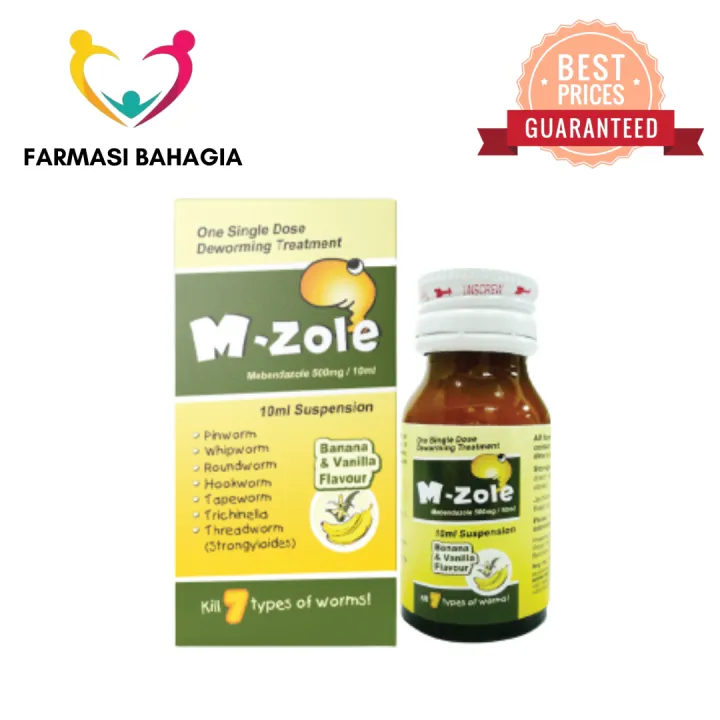 M-Zole Suspension Deworming Treatment 10ml (Ubat Cacing) | Lazada