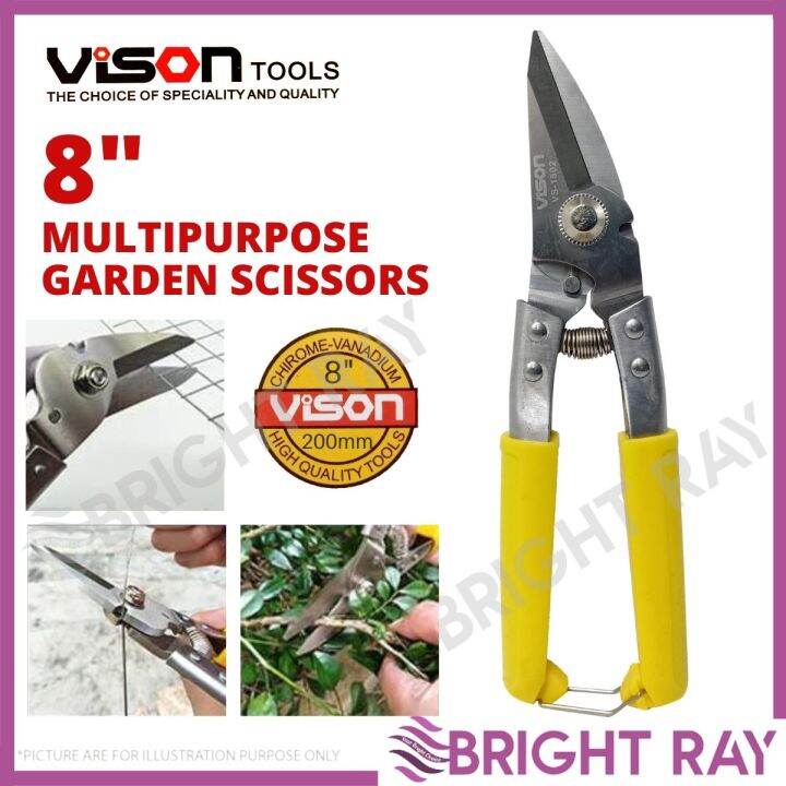 VISION VS-1502 8” 200mm Stainless Steel Professional Multipurpose ...