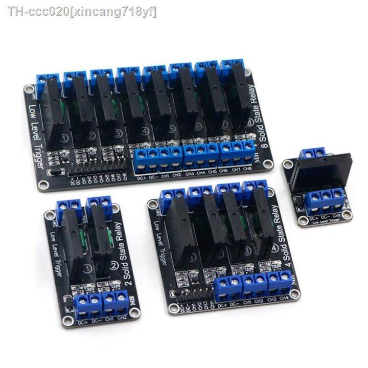 ∋ Low Level 5V 1/2/4/8 Channel Solid State Relay Module SSR G3MB-202P 240V 2A Output with ...