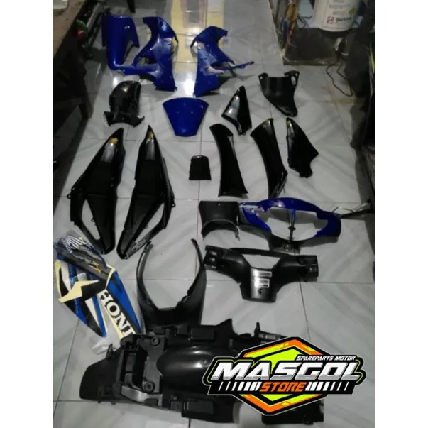 Cover body full halus kasar Honda Supra x 125 lama 2005-2006 hitam/Full ... Cover body full halus kasar Honda Supra x 125 lama 2005-2006 hitam/Full ...