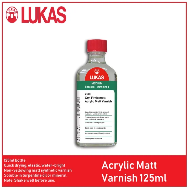 LUKAS Acrylic Matt Varnish 125ml - German Quality | Lazada PH