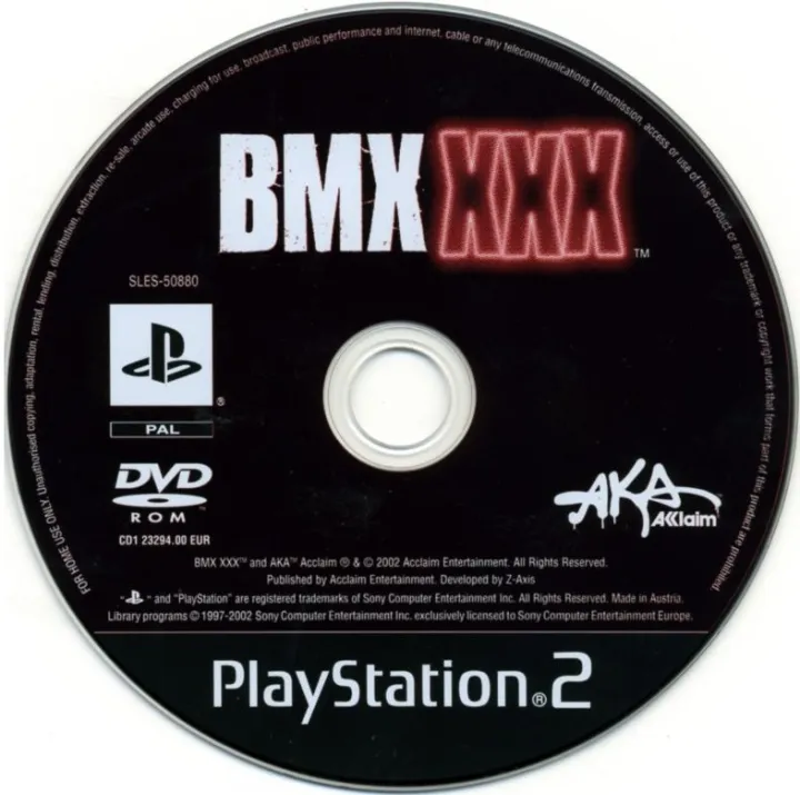 PS2 BMX XXX , Dvd game Playstation 2 | Lazada