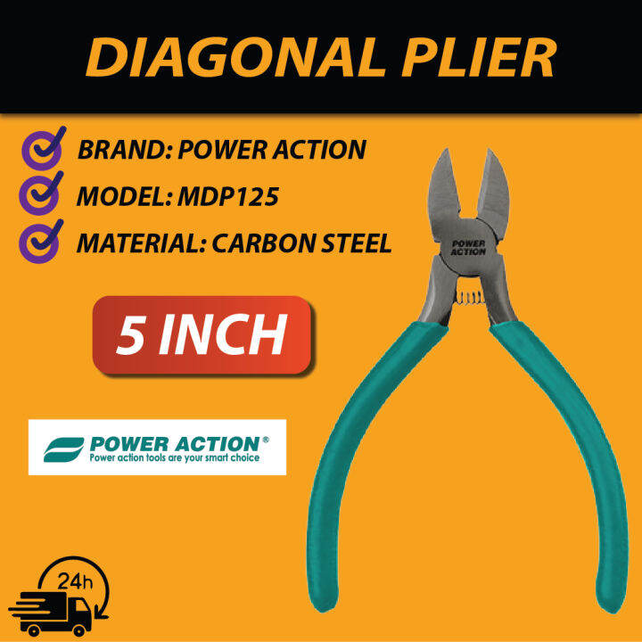 Mini Diagonal Plier 5" MDP125 5 INCH POWER ACTION | Lazada