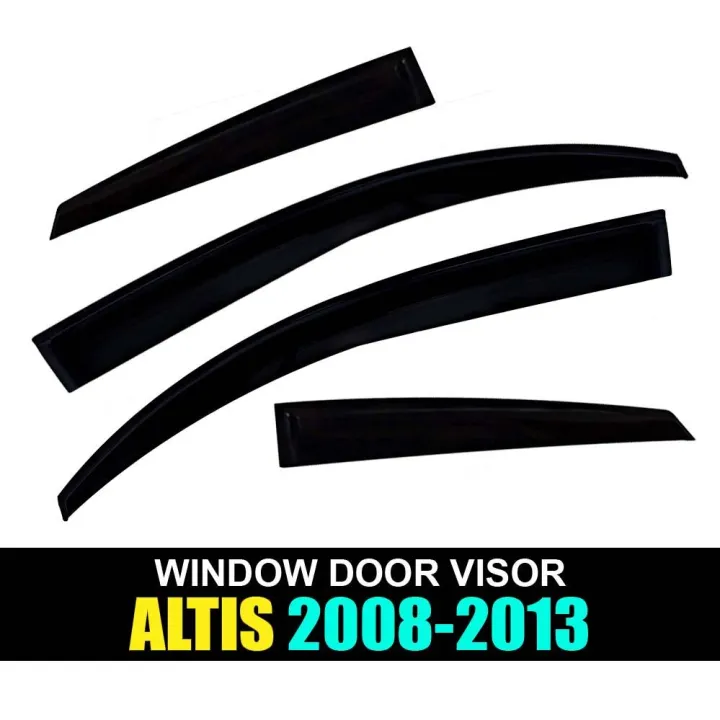 Rain Guard Rain Visor for Toyota Altis 2008 2009 2010 2011 2012 2013 ...