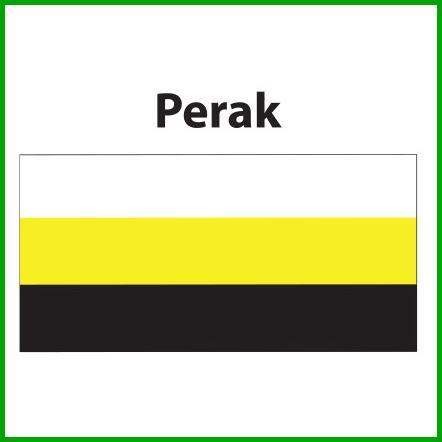Perak Flag 2x4ft, Bendera Perak 2x4ft, Polyester | Lazada