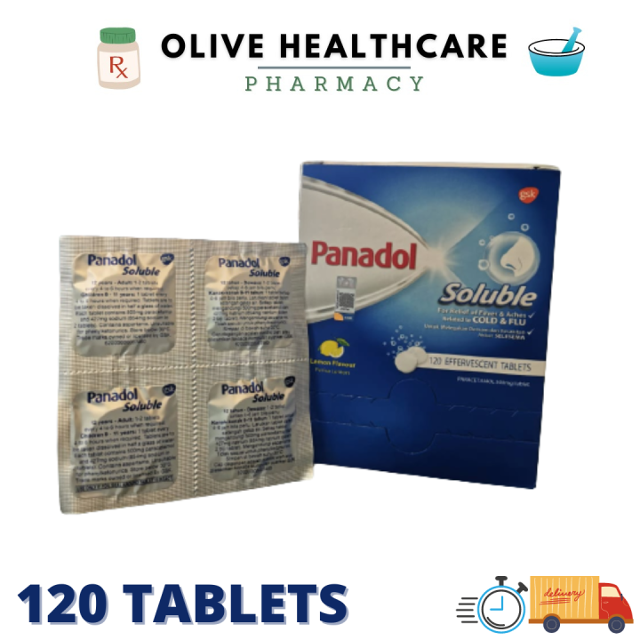 PANADOL Soluble Effervescent Tablets For Fever & Aches [EXP 06/2025 ...