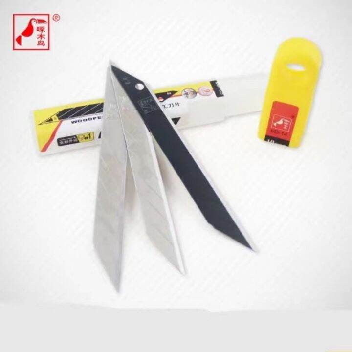 Woodpecker (10pcs/pack) 9mm Ultra Sharp 30° Hand Cutter Blade Replacement Small Cutter Blade ...
