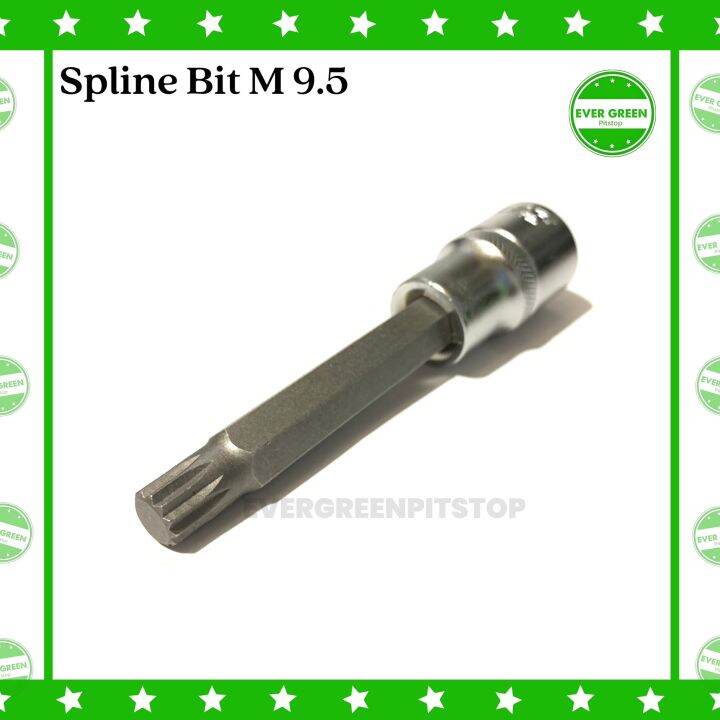 Splin Bit M9.5 Mata Kunci Sok Bintang Segi Duabelas Spline Bit Socket Avanza Kunci Sok Bintang ...
