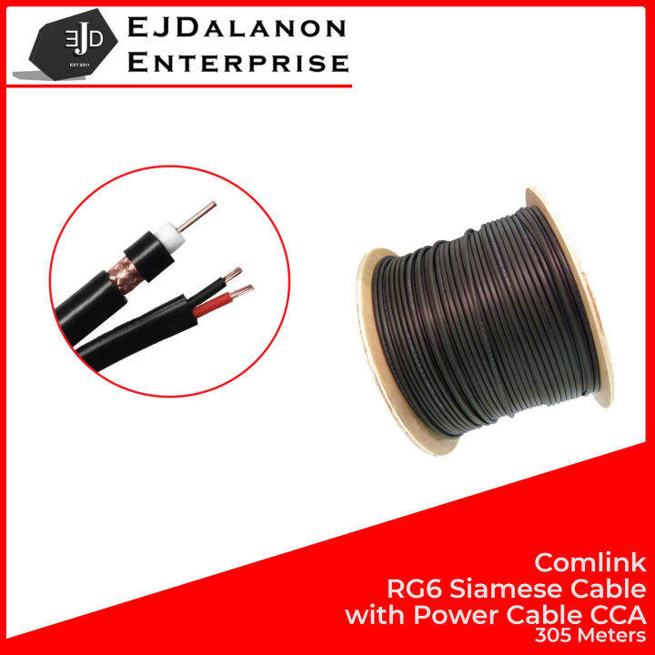 Comlink RG59/RG60 Siamese Cables 305M with Power Cable | Siamese Cable ...