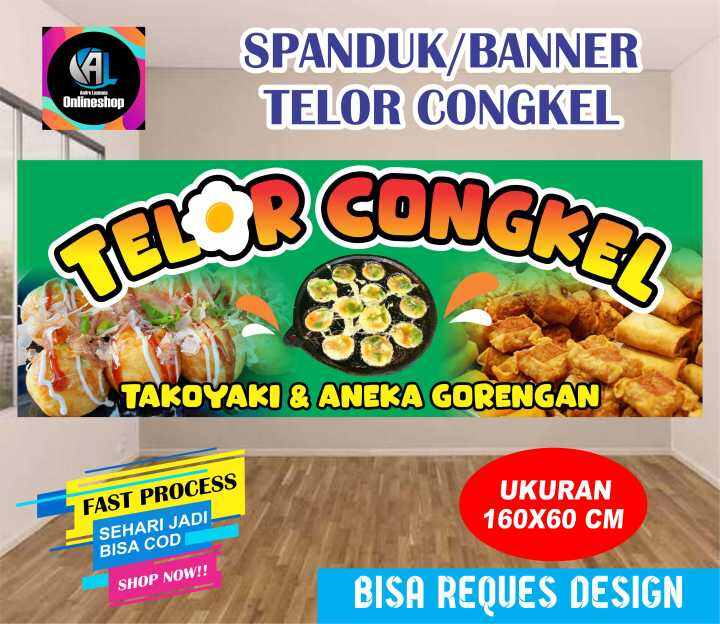 Spanduk Banner Telor Congkel | Lazada Indonesia