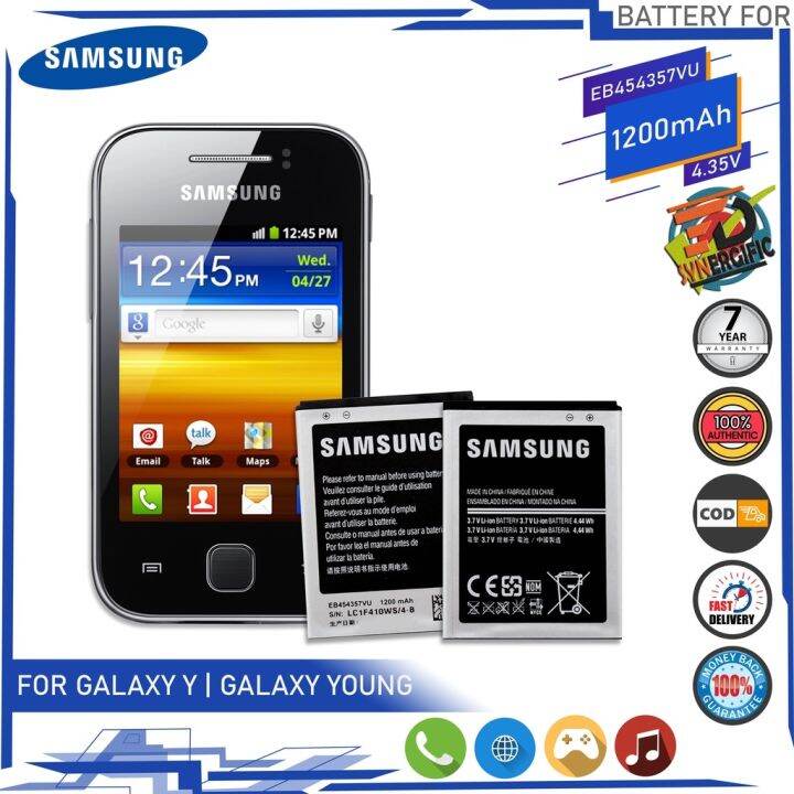 Original Samsung Galaxy Young Battery (GALAXY Y) Model: EB454357VU ...