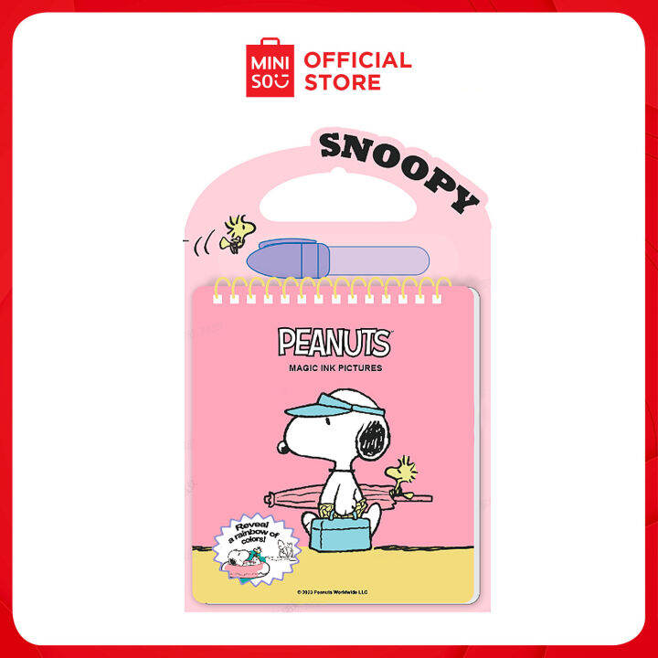 MINISO Snoopy Summer Travel Collection DIY Water Coloring Book | Lazada PH