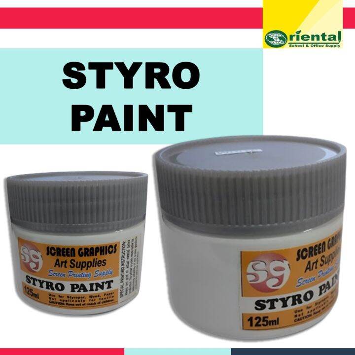 Styro Paint 125ml - Good for Arts and Crafts - Painting Skills - Different Paints | Lazada PH