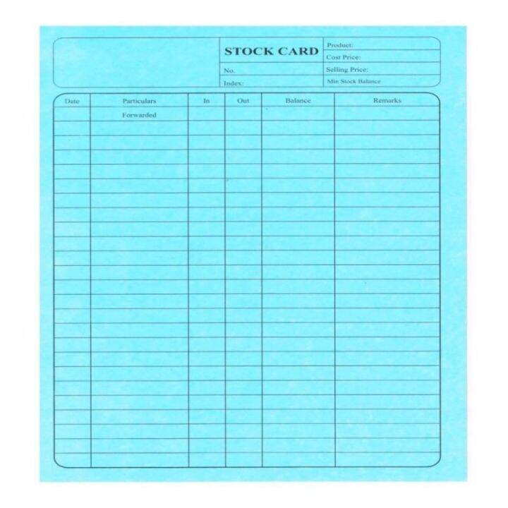 Stock Card 7"X10" 20pcs/pack | Lazada