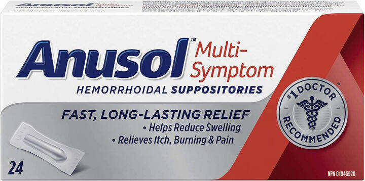 Anusol Suppositories 24 Tablets | Lazada PH