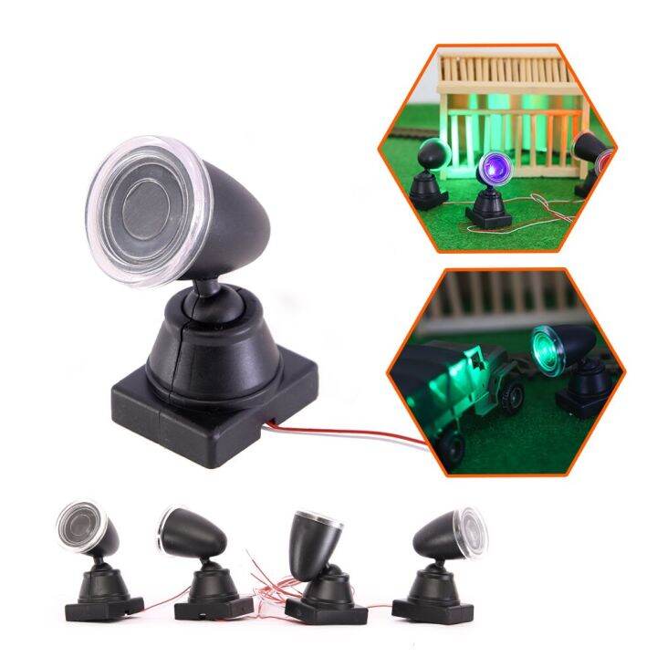 HO-O Scale Model Train Railway Railroad Spotlight Lamp For Signal Train ...