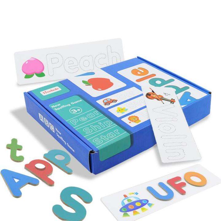 Word Spelling Game See & Spell Matching Letter Game for Preschool Kids ...