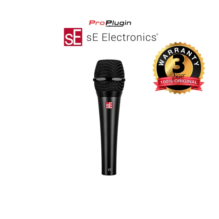 sE Electronics V7 Black ไมโครโฟนระดับมืออาชีพ ไมค์ร้องเพลง ไมค์โครโฟน Dynamic (ProPlugin ...